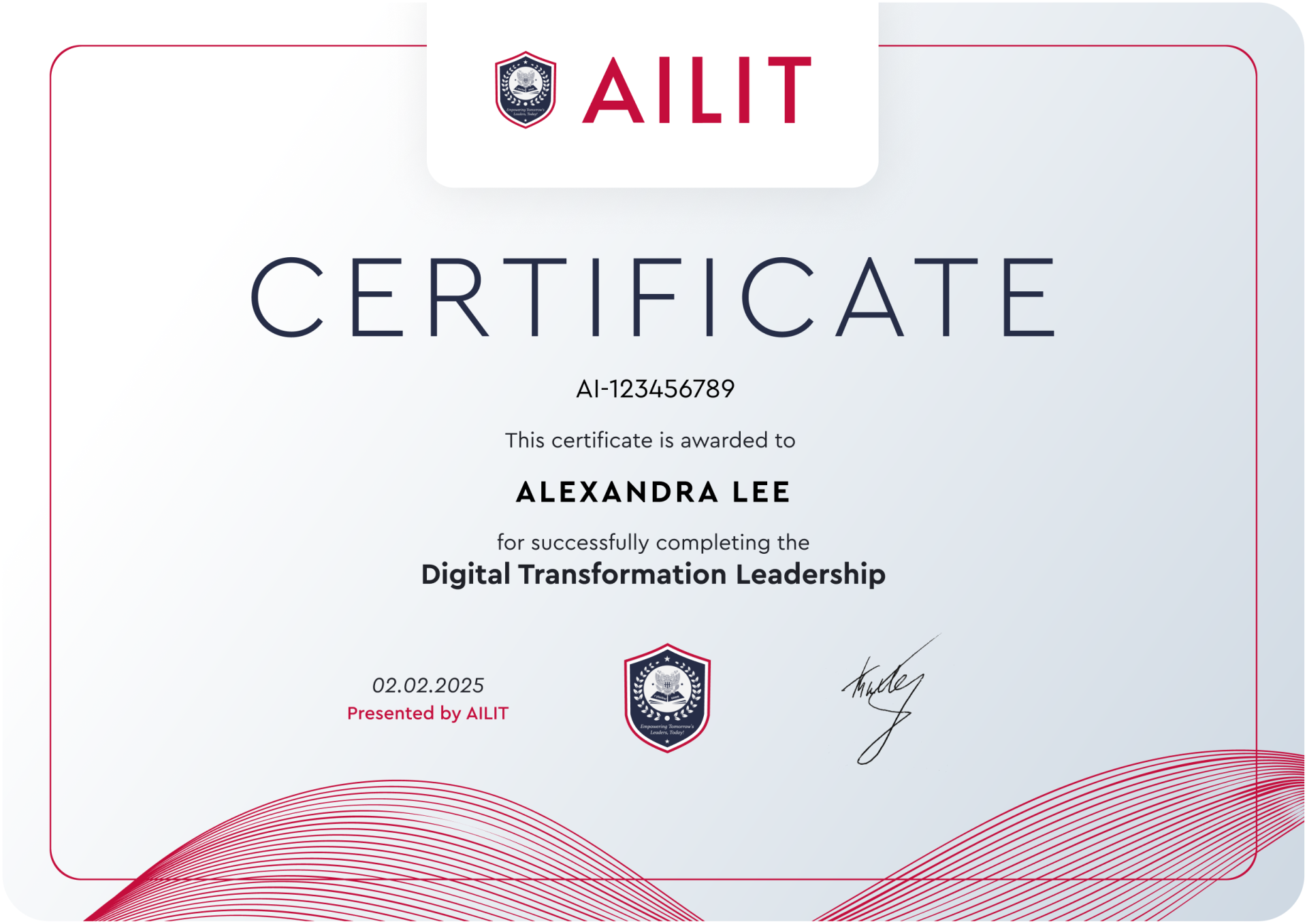 Digital Transformation Leadership Certification | AILIT